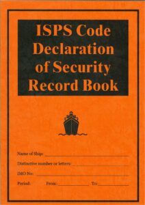 ISPS Code Declaration of Security Record Book | 弘運海技有限公司